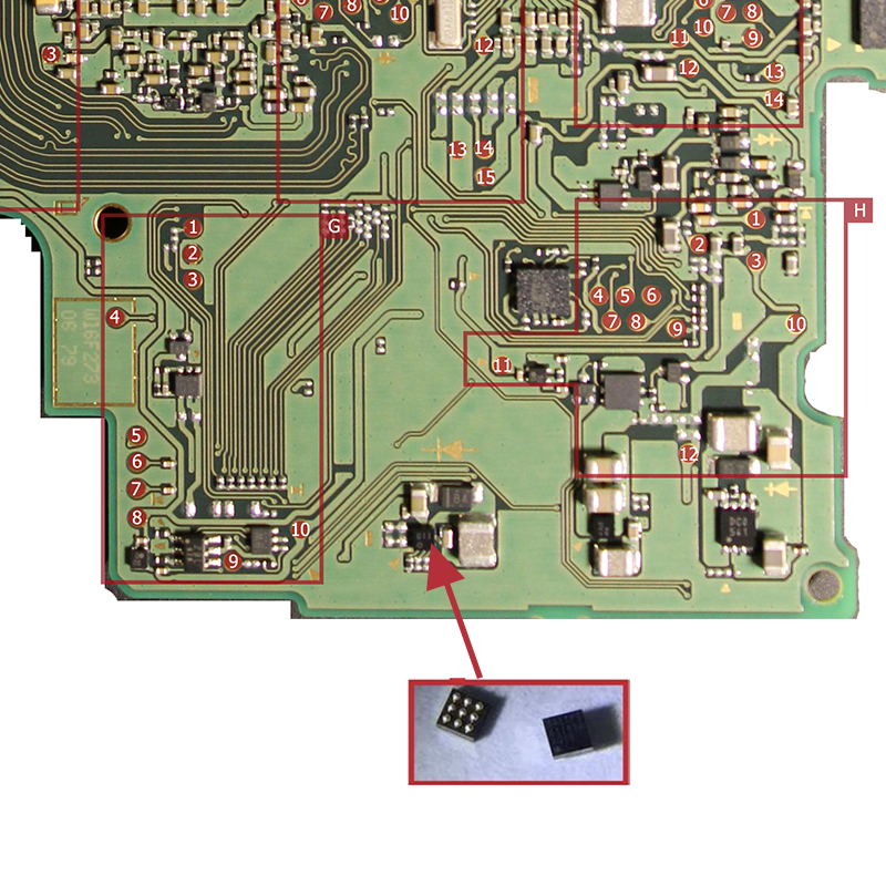CIC003 - IC DE BLACKLIGHT PARA NINTENDO SWITCH BGA9